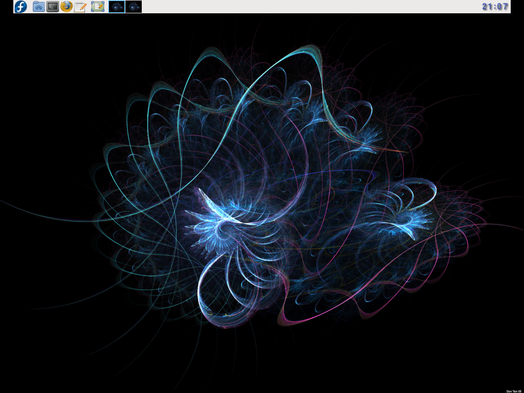Openbox & Fedora 9 - desktop