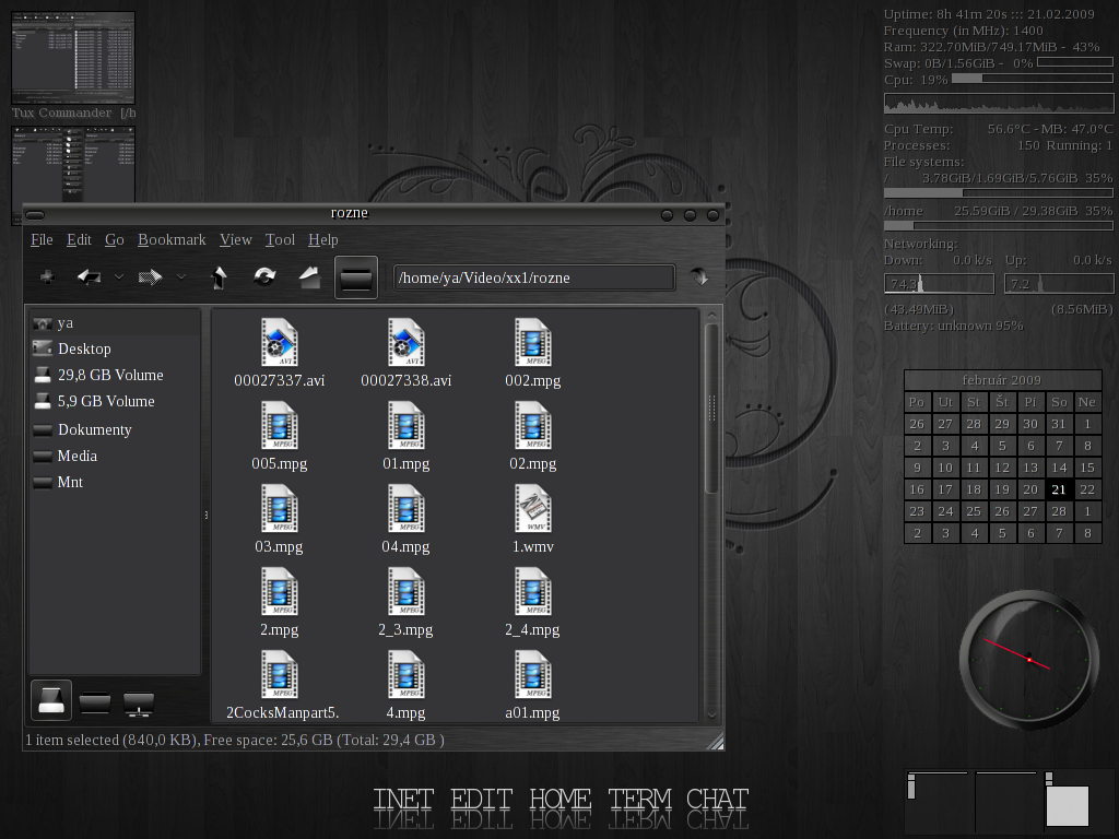 Fvwm - mandriva - desktop