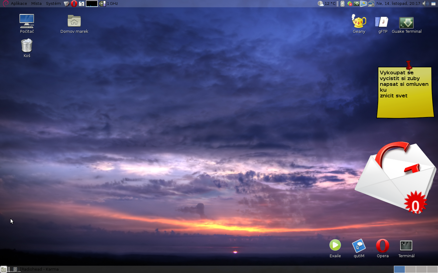 Gnome, screenlets - desktop