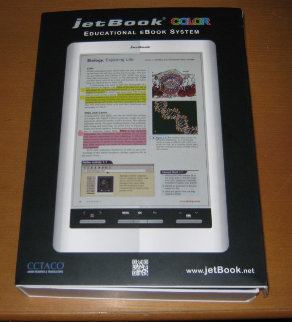 jetBook Color - barevná čtečka s elektronickým inkoustem